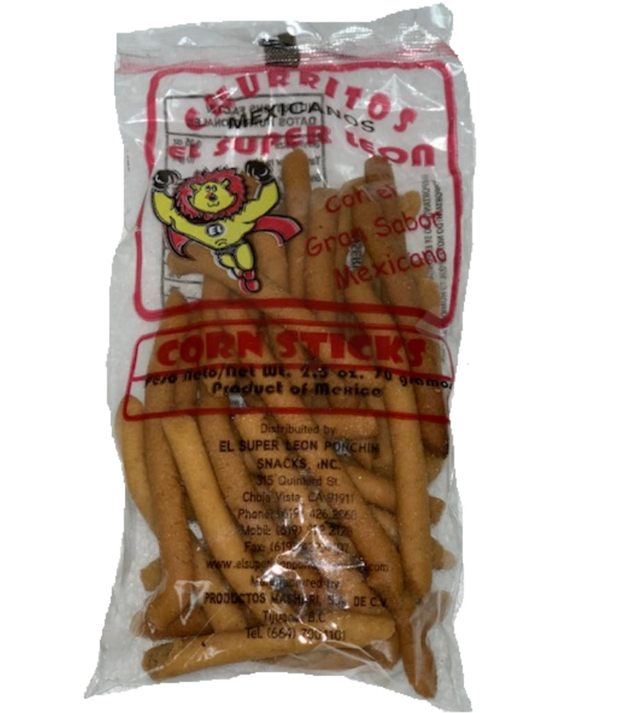 Churritos El súper Leon 12 piezas – CandyLandPartyS